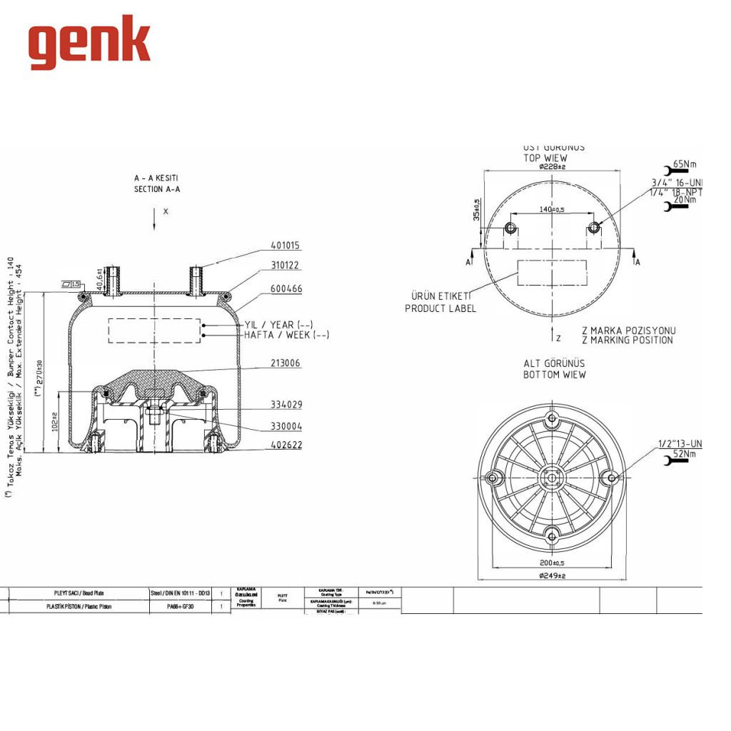 Air Spring – Truck Parts and Trailer Parts