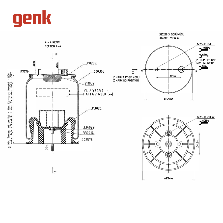 Reversible Sleeve Air Springs – Truck Parts and Trailer Parts
